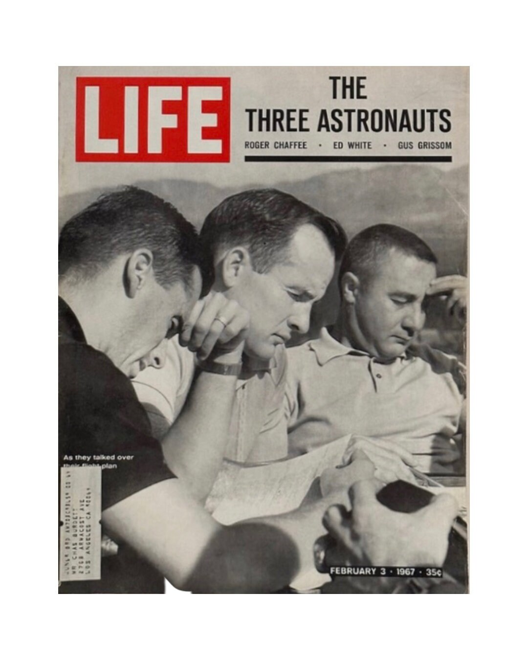 1967 LIFE Magazine the Three Astronauts Chafee, White, Grissom - Etsy