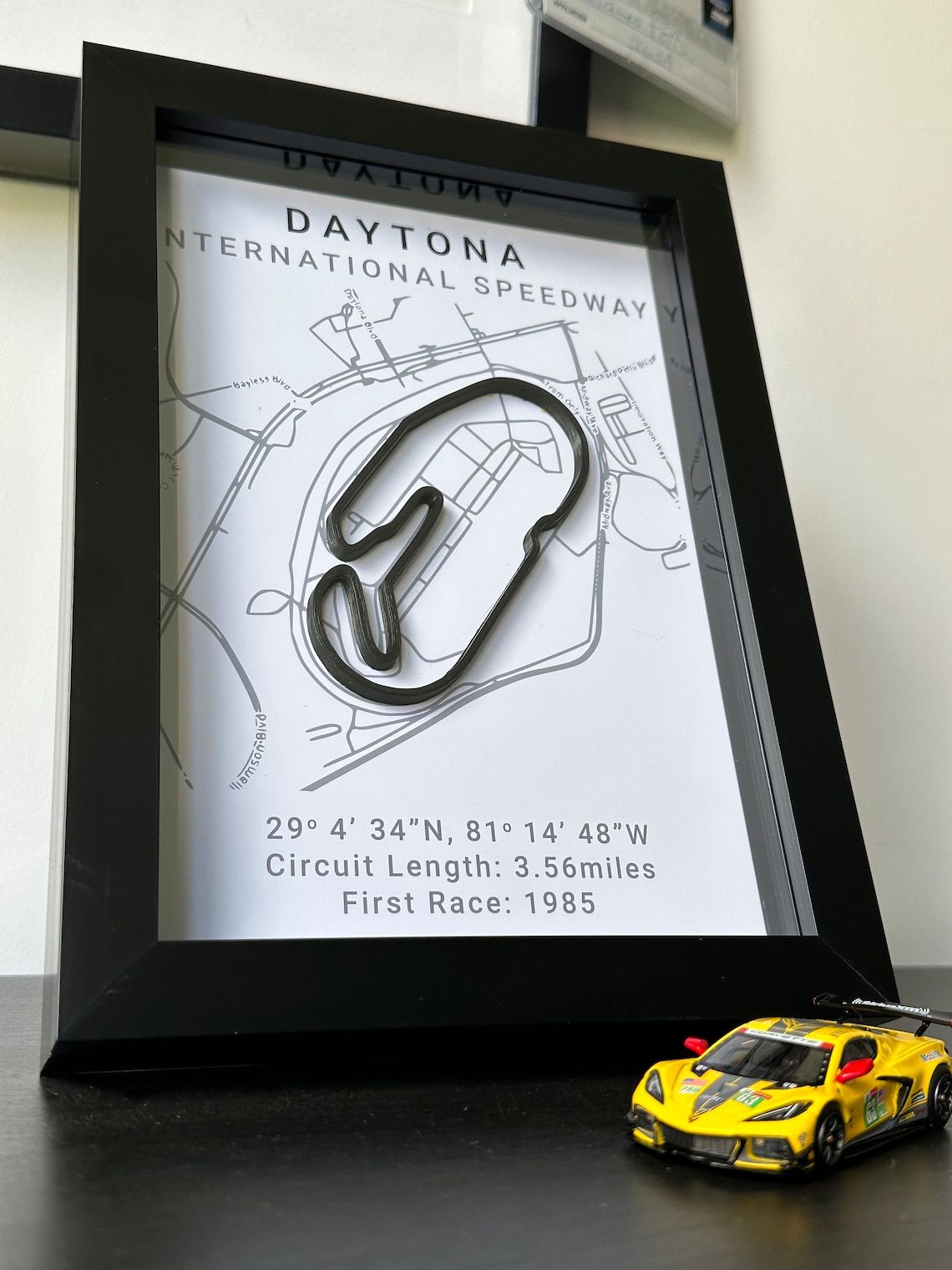 Framed Racing Circuit 3d Printed Framed Wall Art - Etsy