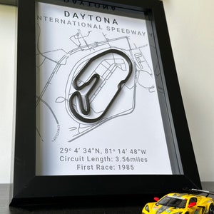 Framed Racing Circuit | 3d Printed Framed Wall Art - Etsy