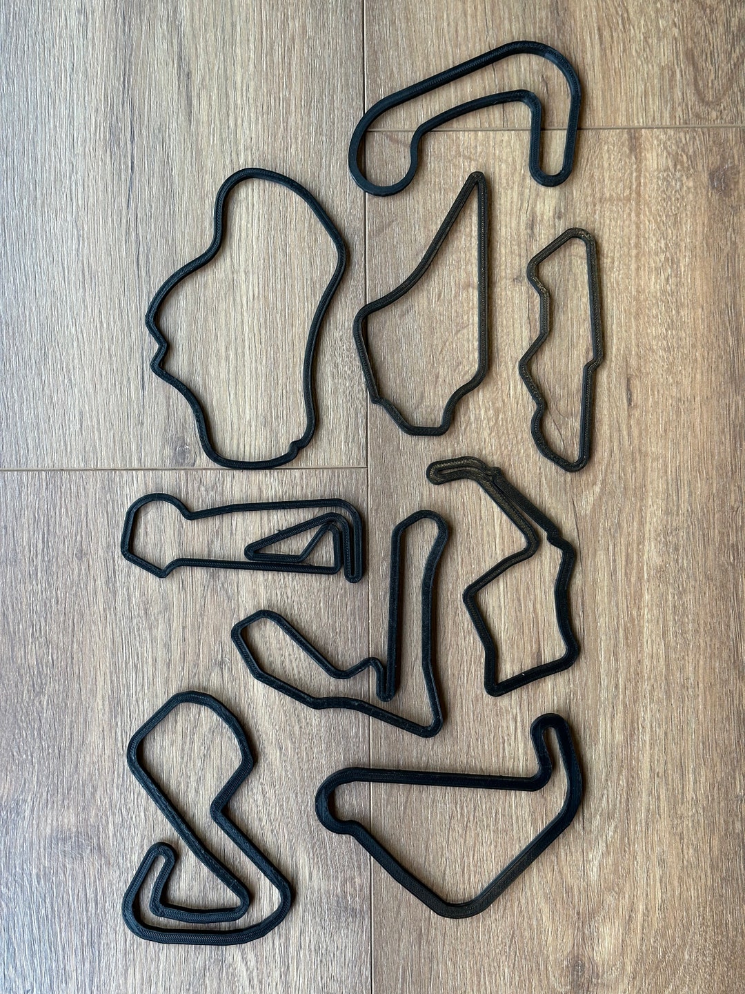 BTCC Race Tracks - 3d Printed Wall Art - Snetterton, Silverstone ...