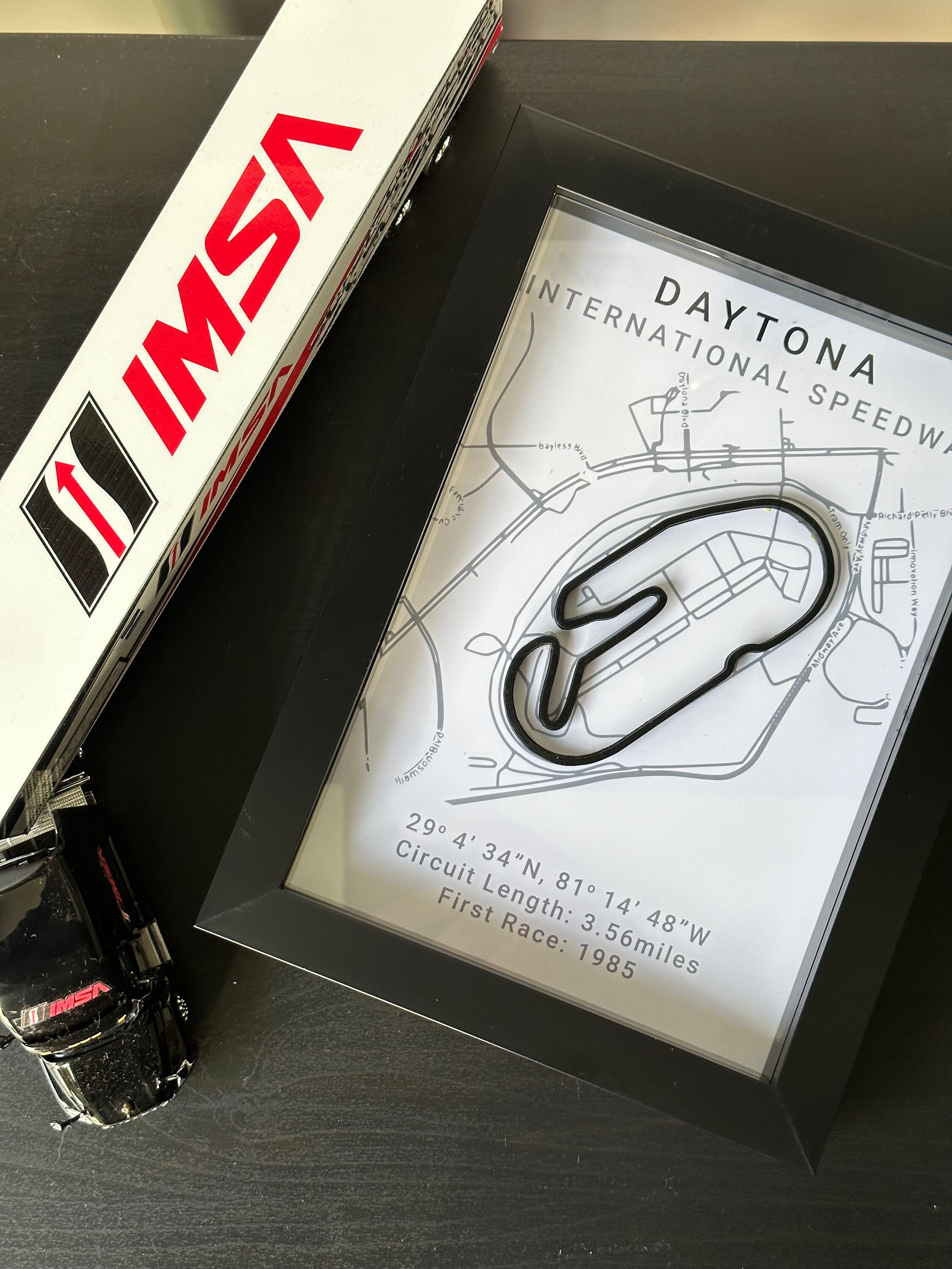 Framed Racing Circuit 3d Printed Framed Wall Art - Etsy