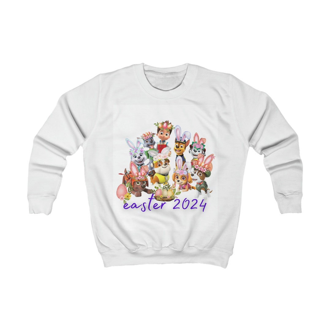 Kids Easter Pups Jumper 2024 - Etsy