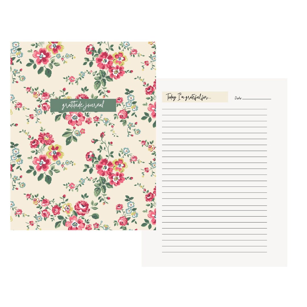 52-week Gratitude Journal Printable - Etsy