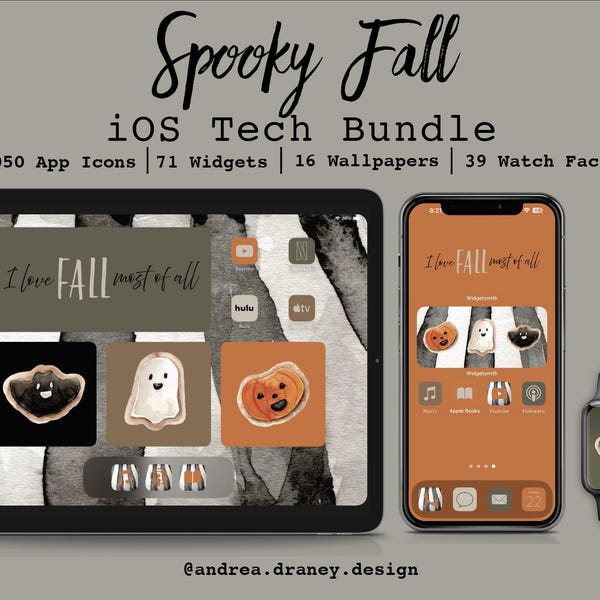 All in One Fall Desktop Organizers Fall File Folders Spooky Halloween ...