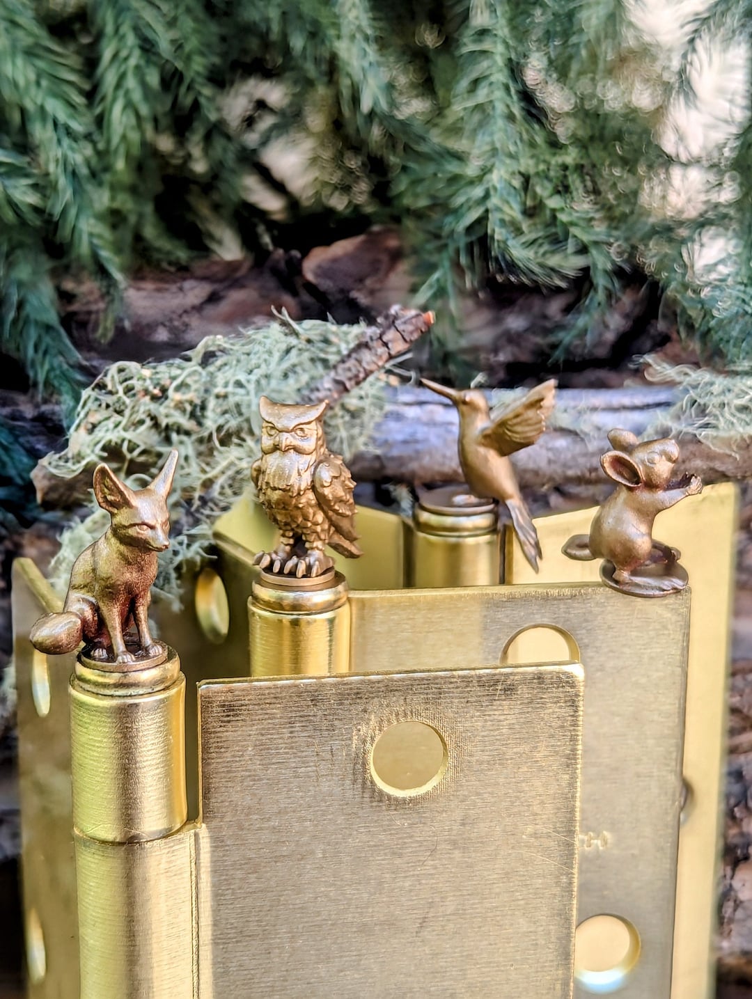 Hinge Head Forest Friends Bundle | Jerboa Mouse Owl Hummingbird Fox | 4 ...