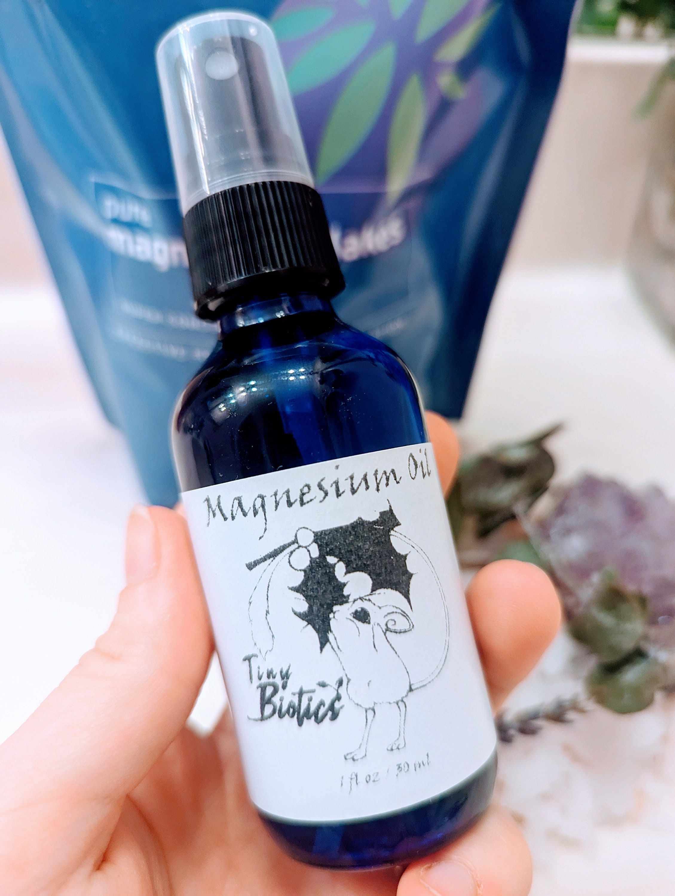 Magnesium Body Spray Muscle Aches Natural Sleep Aid Anxiety Relief ...