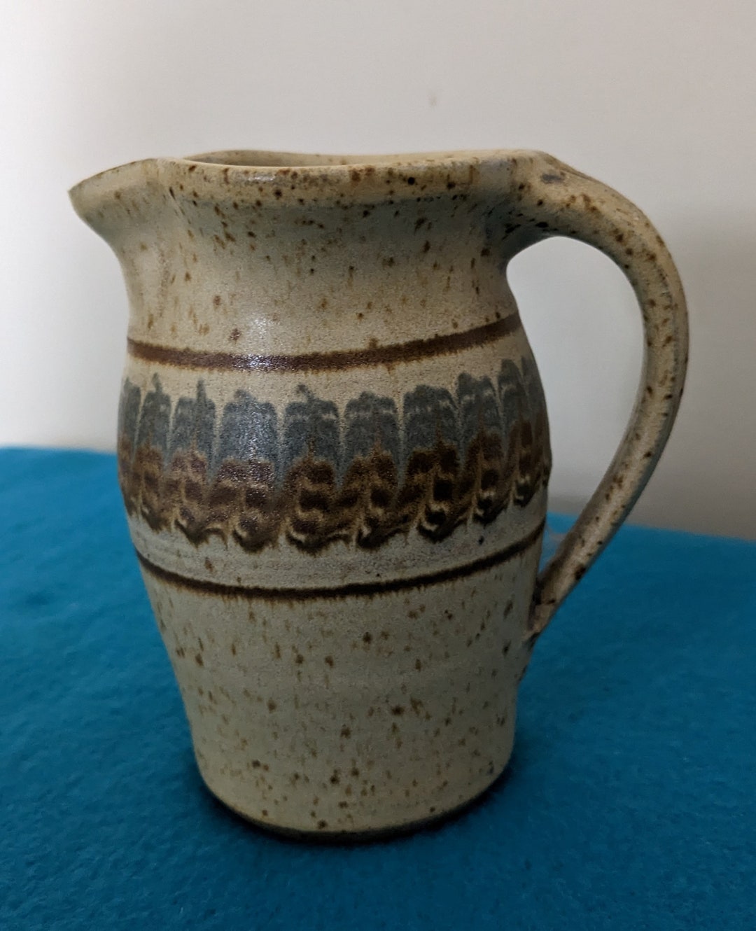 Nafziger Stoneware Cream Pitcher - Etsy
