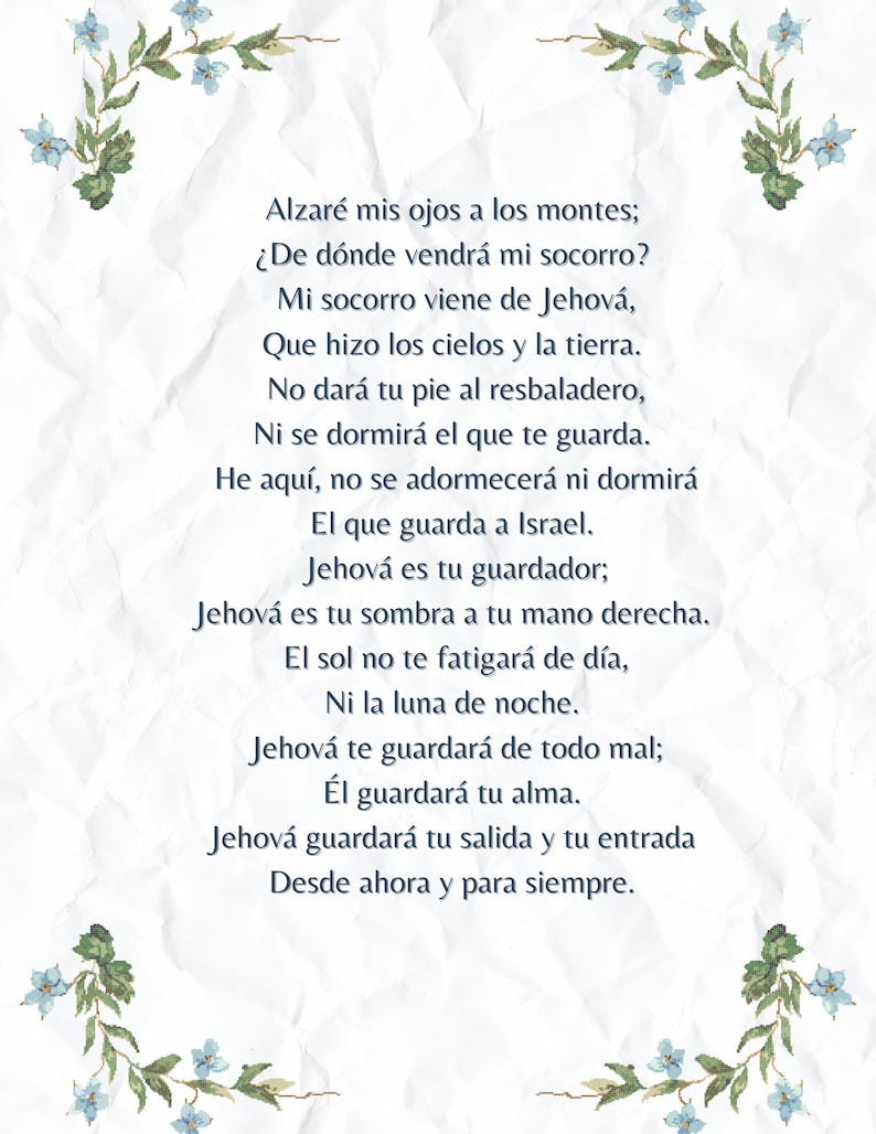 Alzare Mis Ojos a Los Montes Salmo 121-I Will Lift My Eyes to the Hills ...