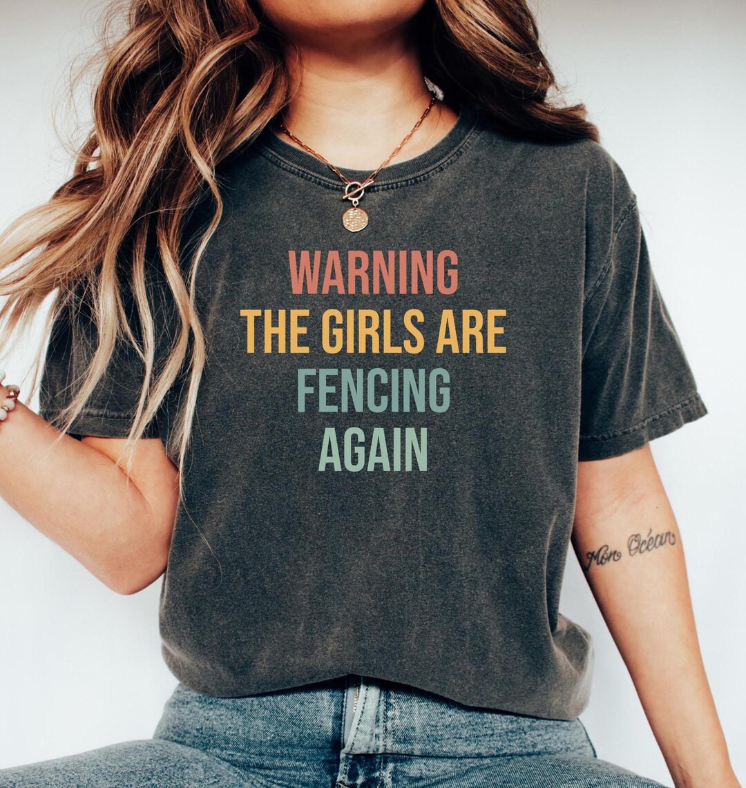 Fencing Tshirt Gift, Gift for Fencing, Fencing Top, Funny Fencing Tee ...