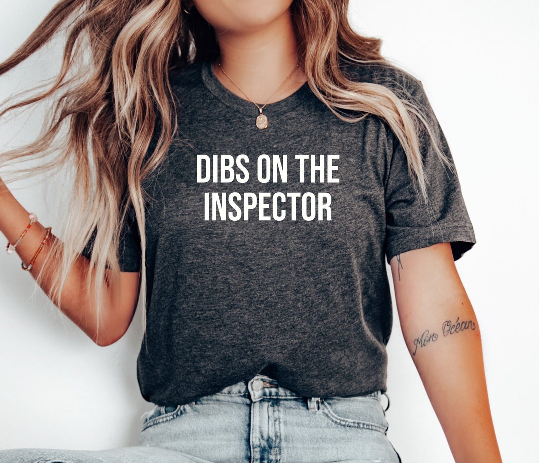 Inspector Wife Tshirt,inspector Tshirt, Funny Inspector Shirt, Funny ...