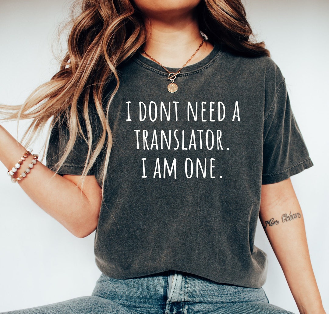 Translator Tshirt, Gift for Translator, Translator Tee, Translator Top ...