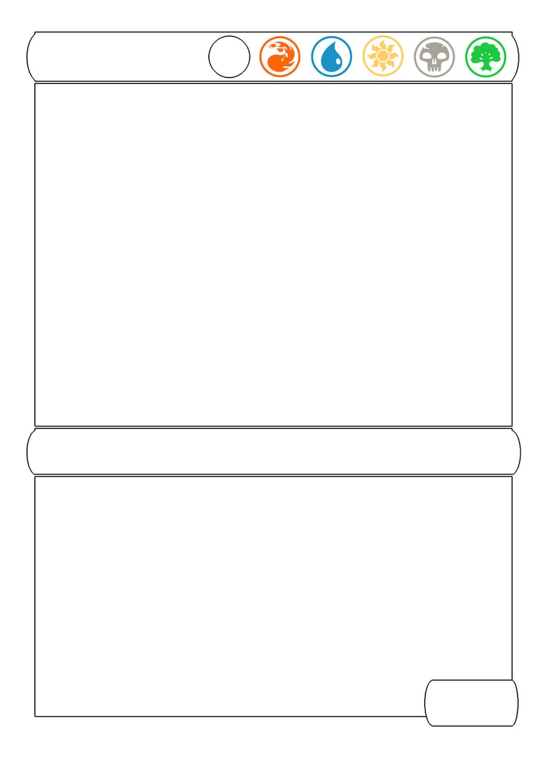 Magic Card Template for Laser Engraving - Etsy