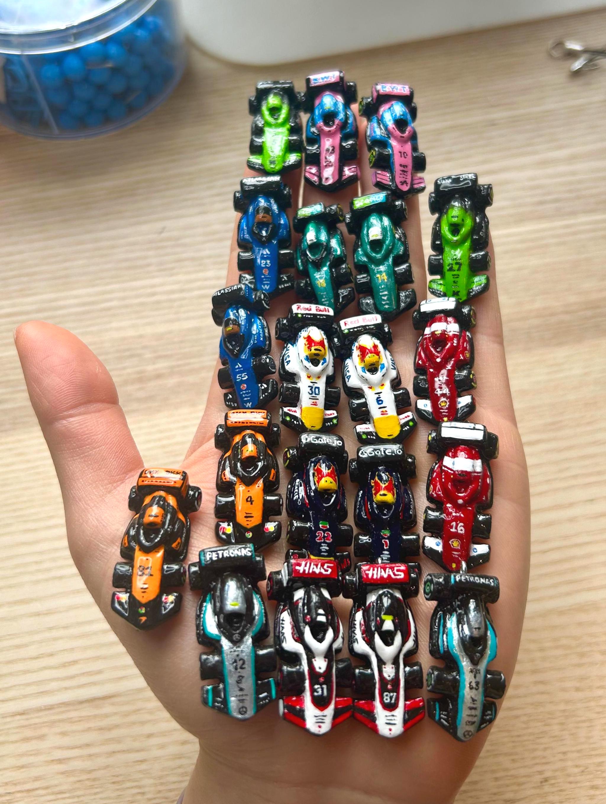 Miniature Formula 1 Car - Handmade Polymer Clay Keychains - Etsy