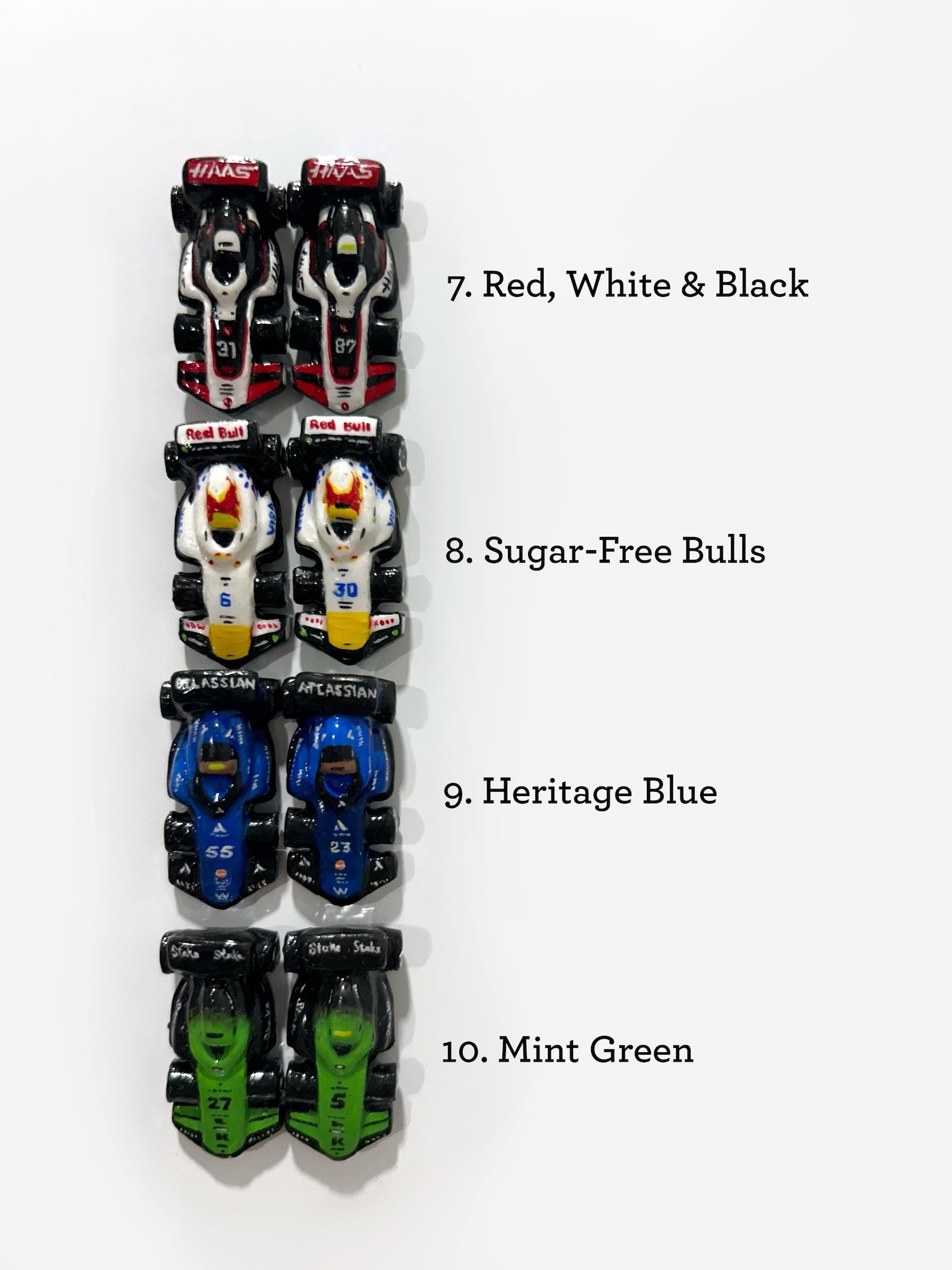 Miniature Formula 1 Car - Handmade Polymer Clay Keychains - Etsy