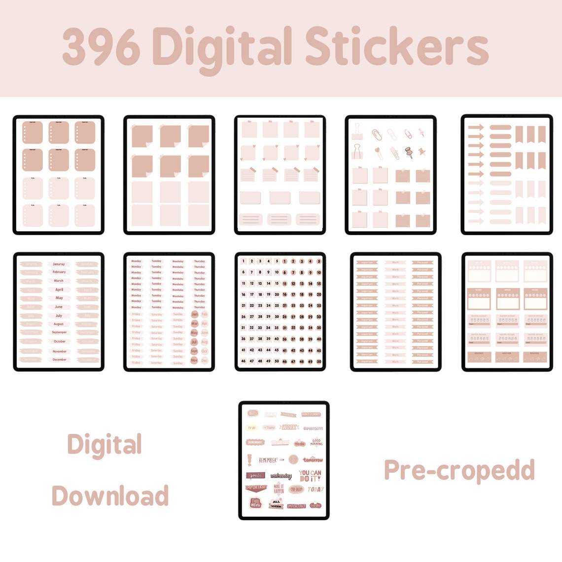 Student Digital Stickers for Goodnotesdigital Widget - Etsy