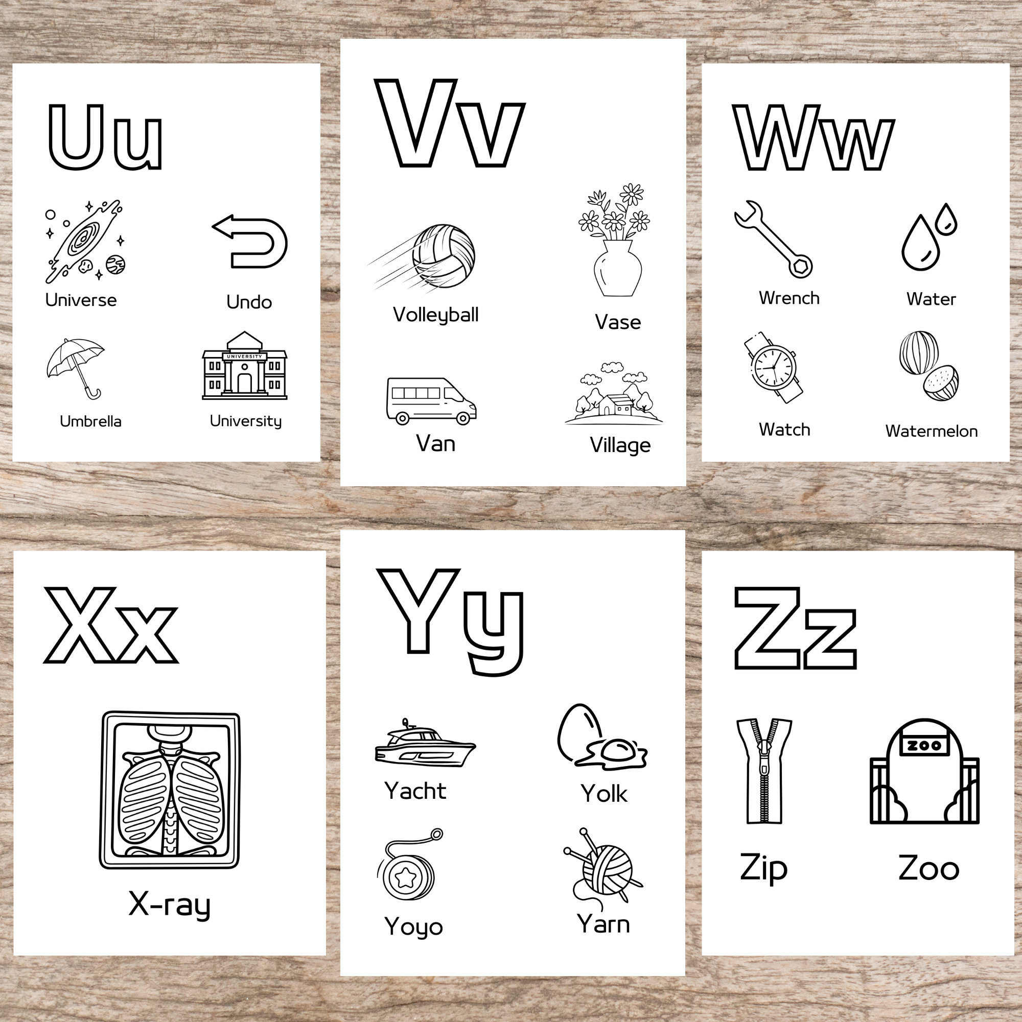 Digital Coloring Pages Baby,printable Alphabet Coloring Pages,abc ...