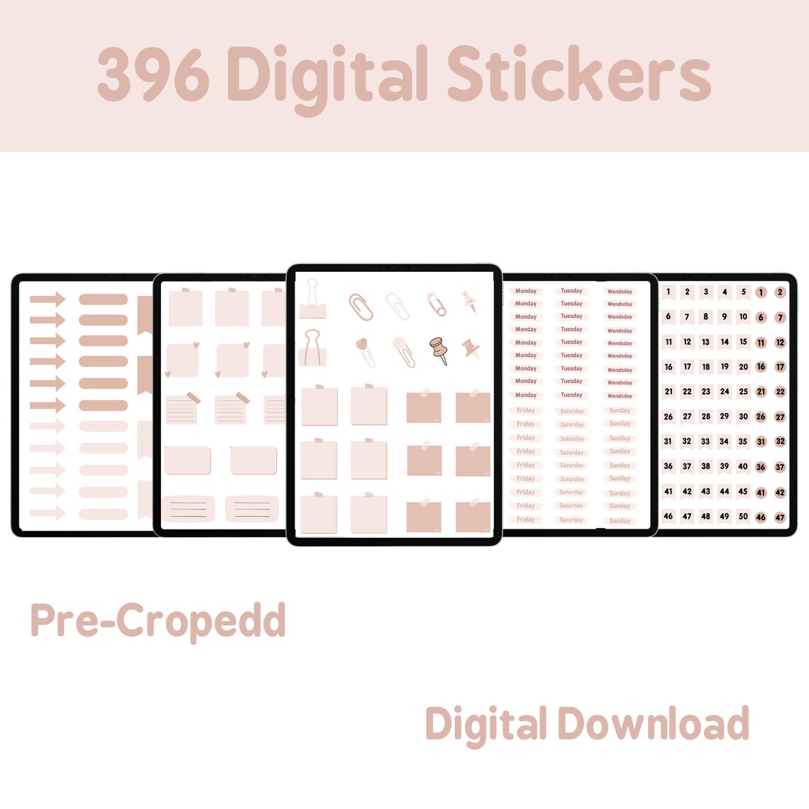 Student Digital Stickers for Goodnotesdigital Widget - Etsy
