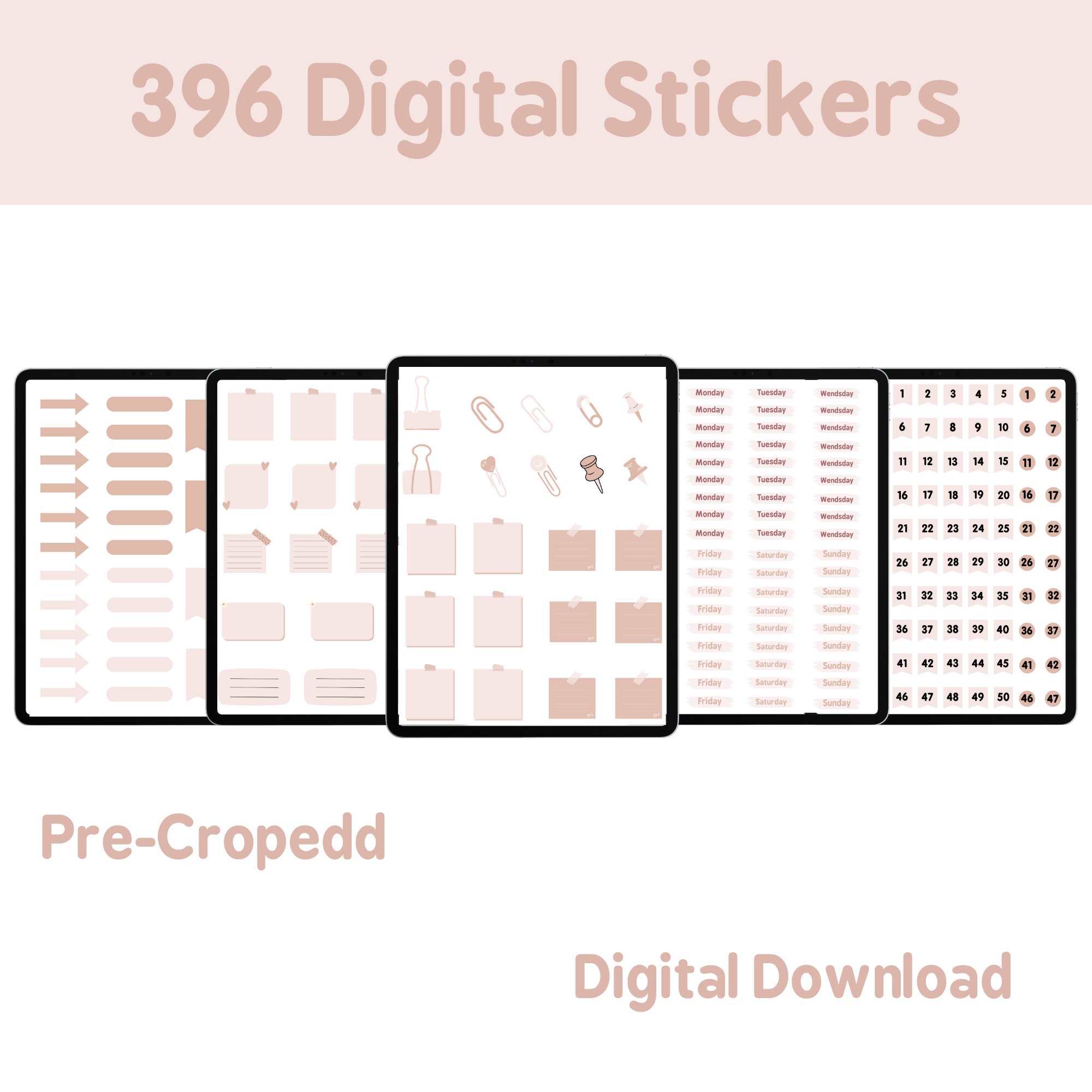 Student Digital Stickers for Goodnotesdigital Widget - Etsy