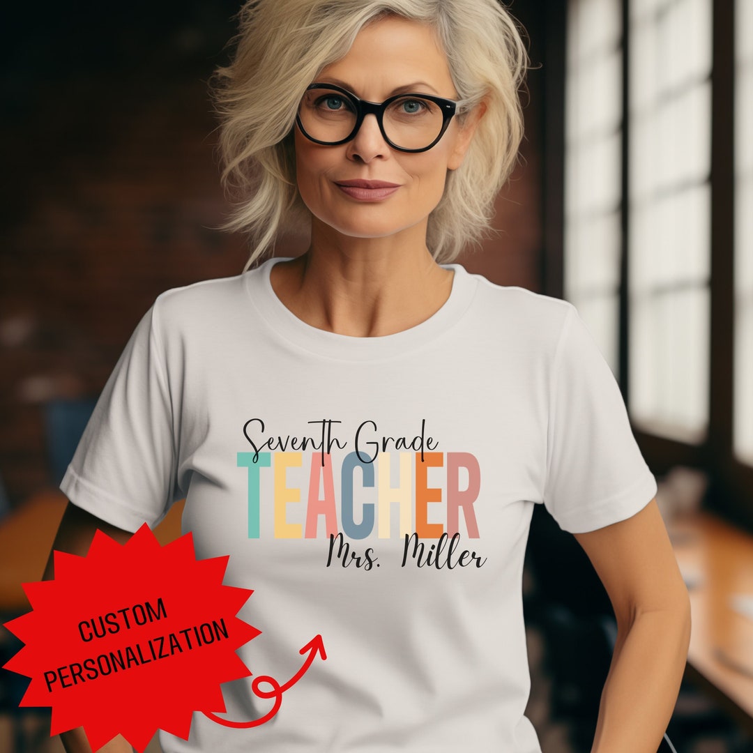 Personalized Teacher Shirt, Teacher Team Shirts, New Teacher Gift ...