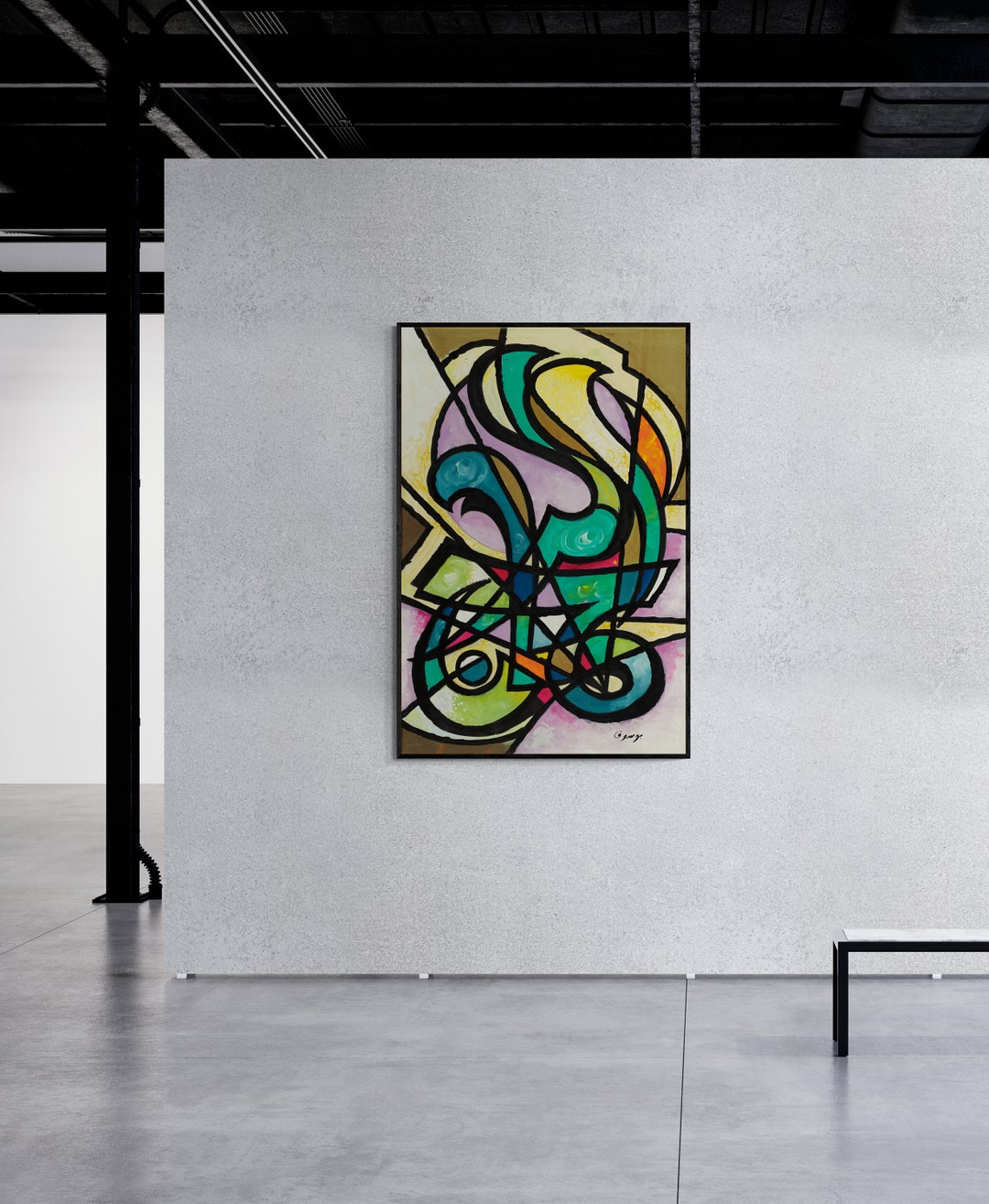 The All Merciful Painting|ar-rahman|abstract| Modern|colorful Arabic ...