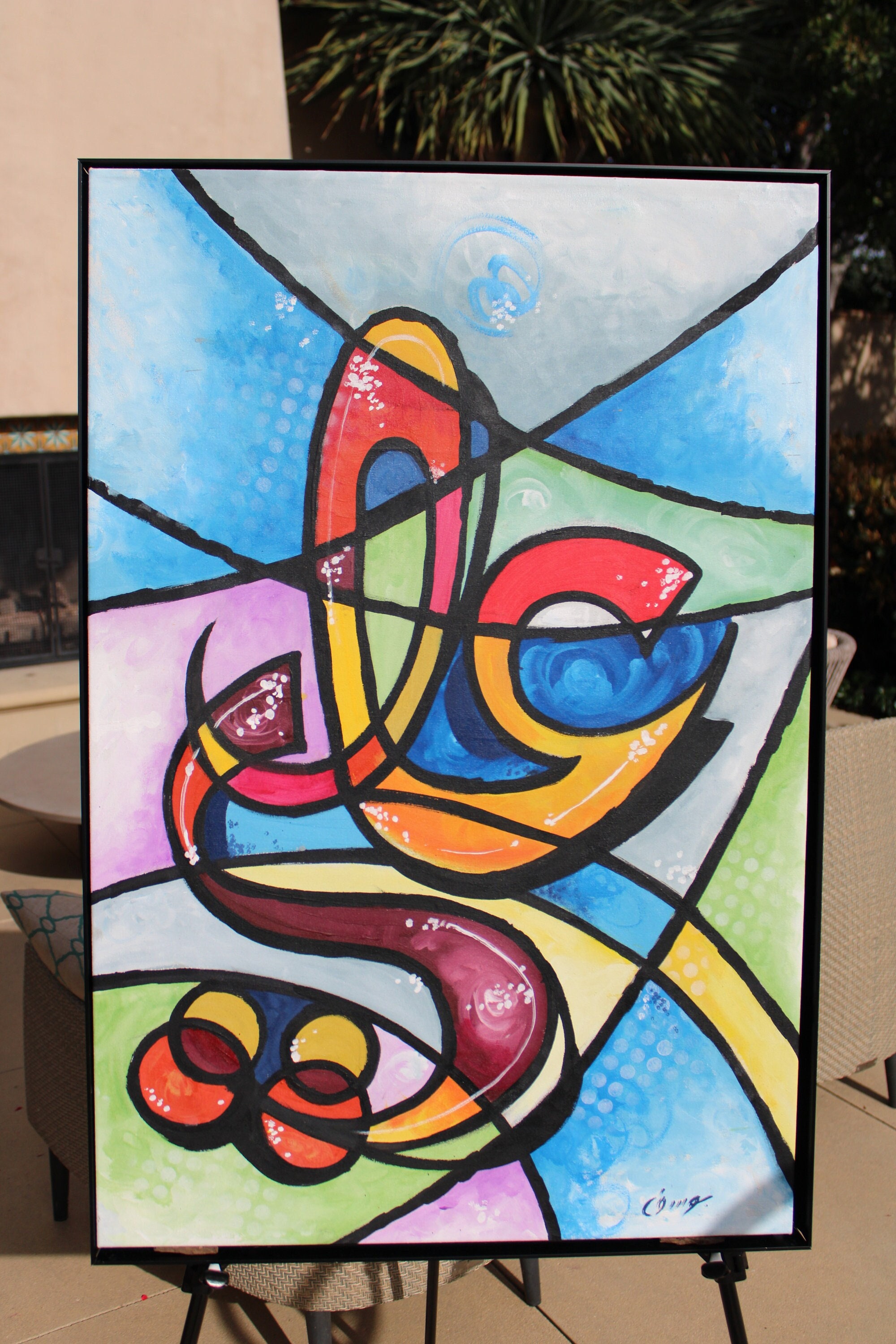 Ali Calligraphy High Quality Paper Print Modern Colorful Arabic ...