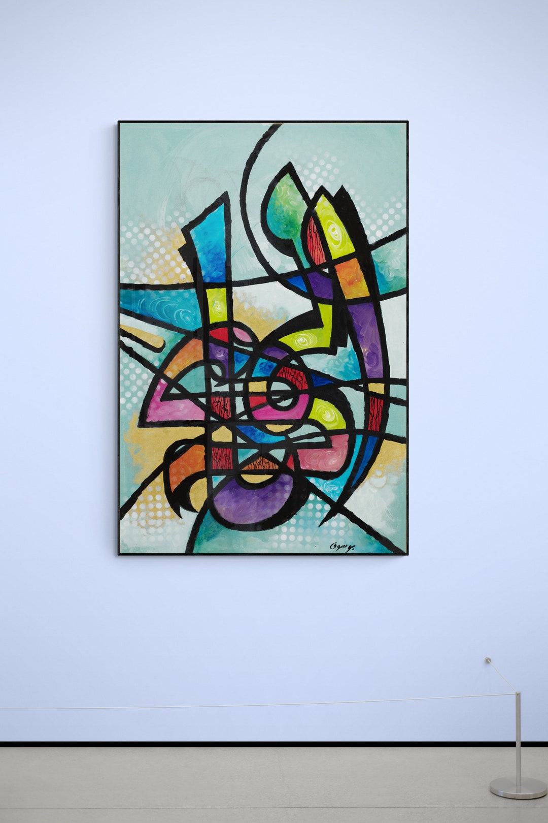 The King of Kings Painting| Al-malik|abstract| Modern|colorful Arabic ...
