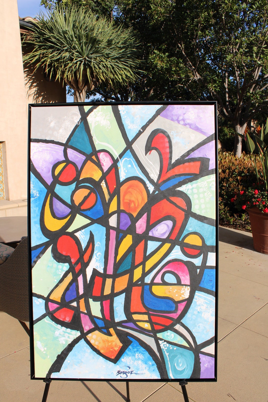 Fatima Calligraphy High Quality Print Modern Colorful Arabic- Limited ...