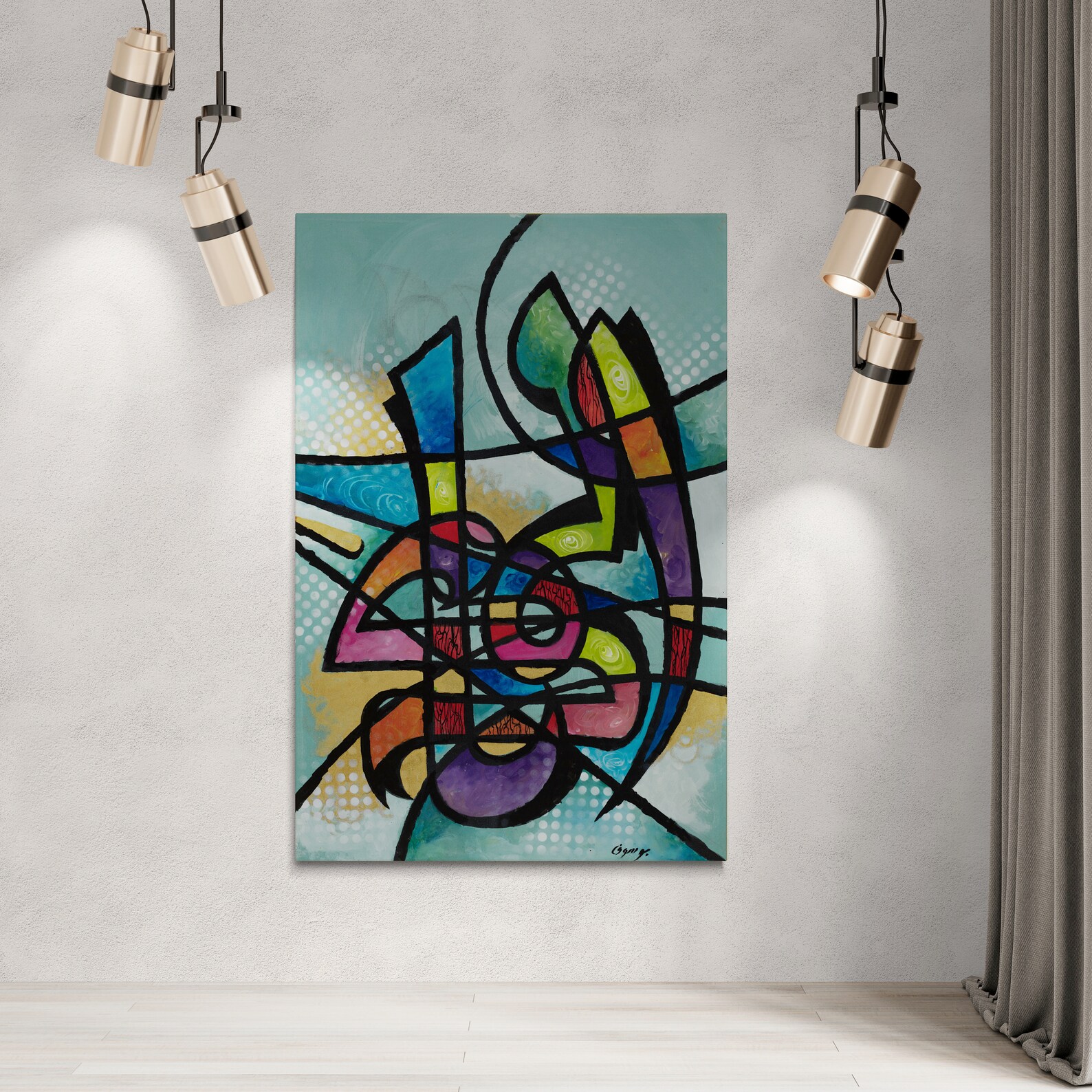 The King of Kings Painting| Al-malik|abstract| Modern|colorful Arabic ...