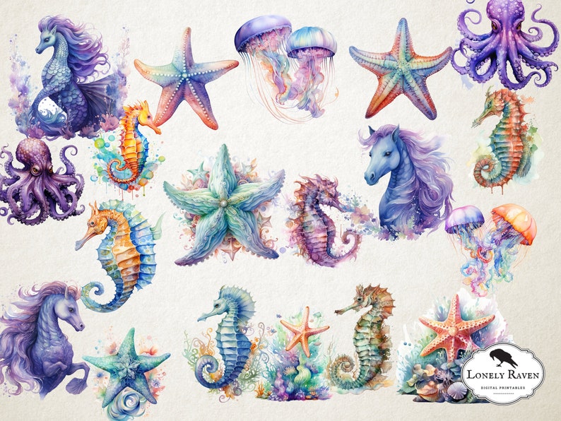 Mermaids Watercolor Clipart Bundle 141 Mermaid PNG Mermaids - Etsy
