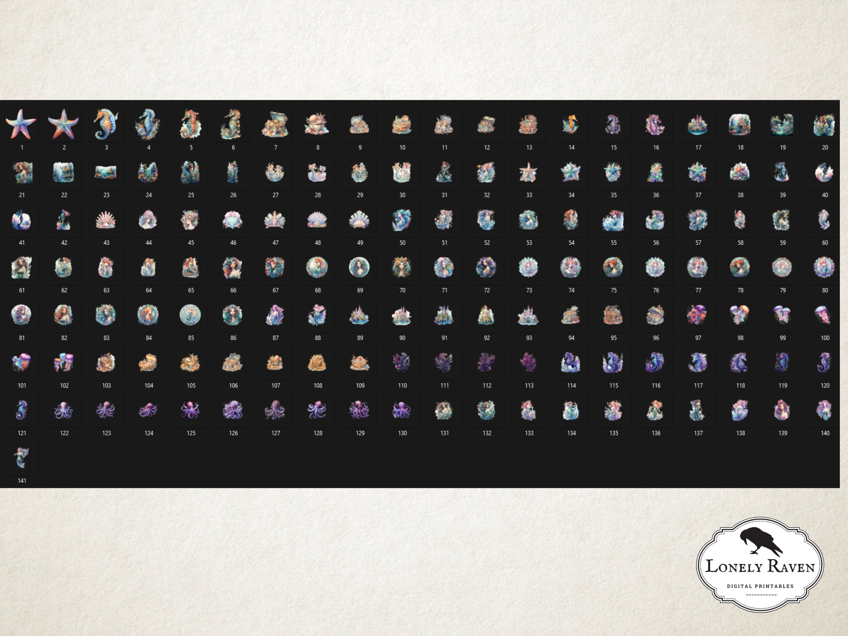 Mermaids Watercolor Clipart Bundle 141 Mermaid PNG Mermaids - Etsy