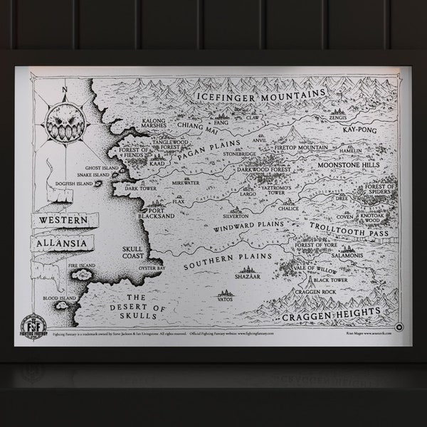 Fantasy Map - Etsy UK