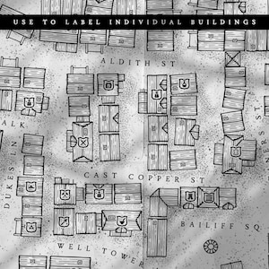 Fantasy Town Icon Brushes: D&D Map Making (digital Download) - Etsy
