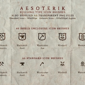 Fantasy Town Icon Brushes: D&D Map Making (digital Download) - Etsy