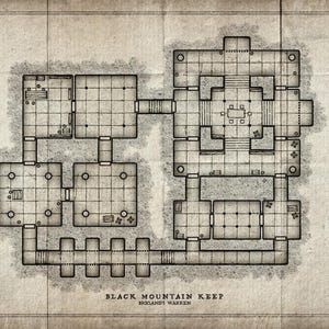 D&D Dungeon Map Kit | Procreate Brushes for Fantasy and TTRPG Design - Etsy
