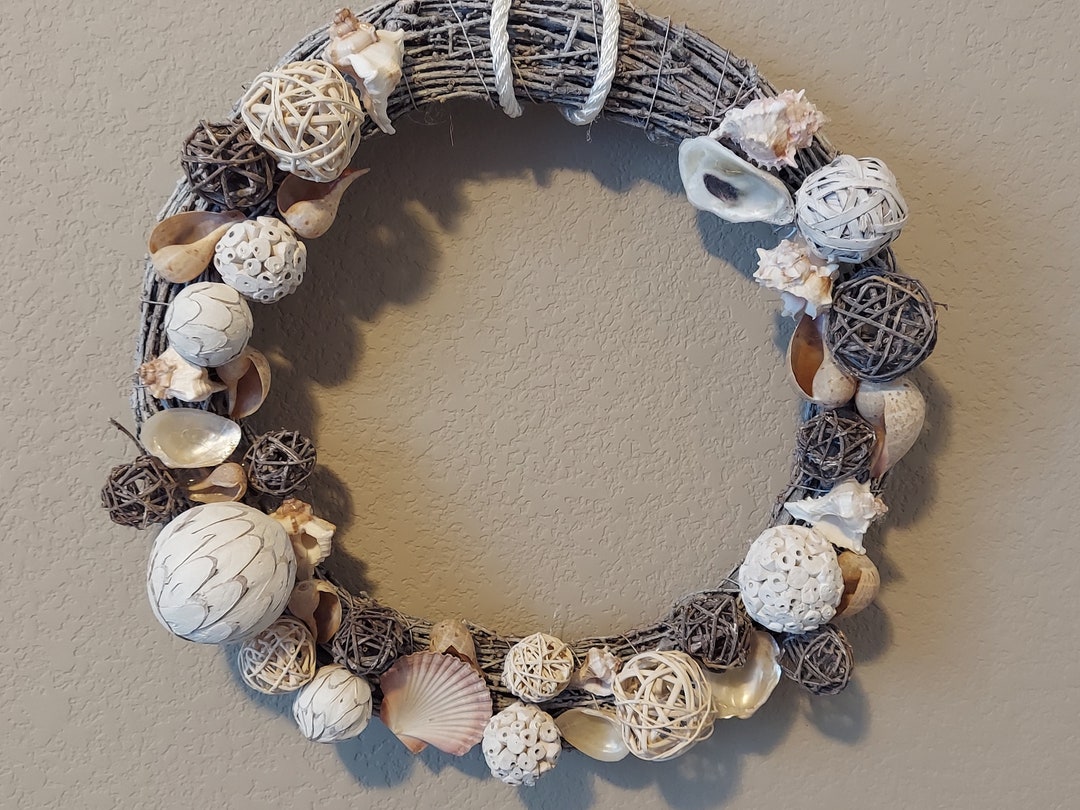 Seashell Wreath - Etsy