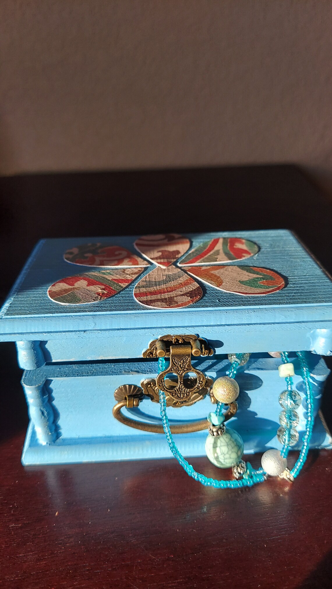 Blue Keepsake Box - Etsy