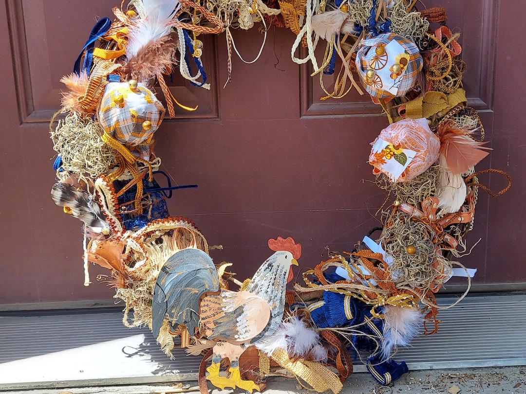 Fall Chicken Wreath - Etsy