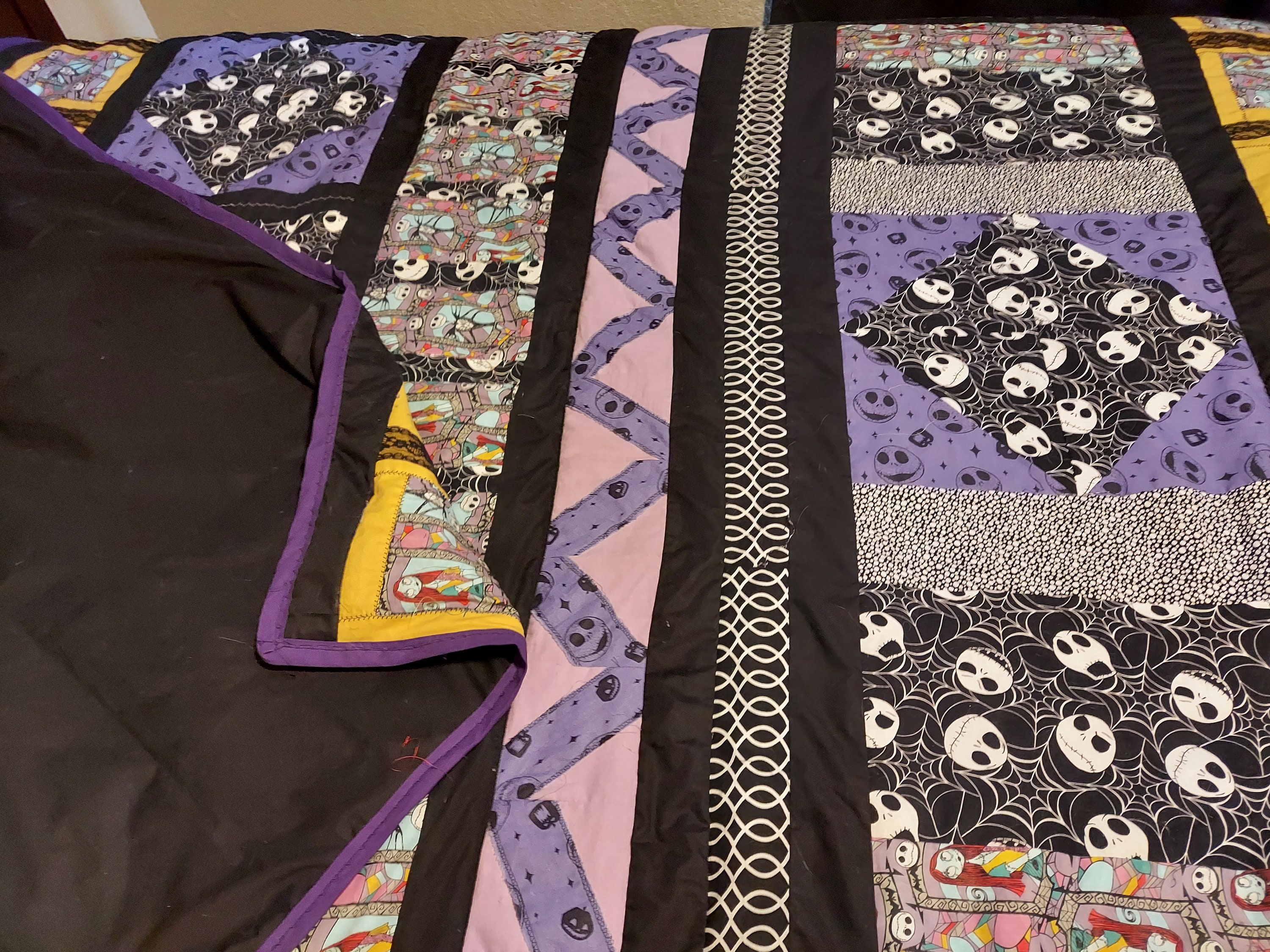 Nightmare before Christmas full size quilt sold by Deformed Wave | SKU ...