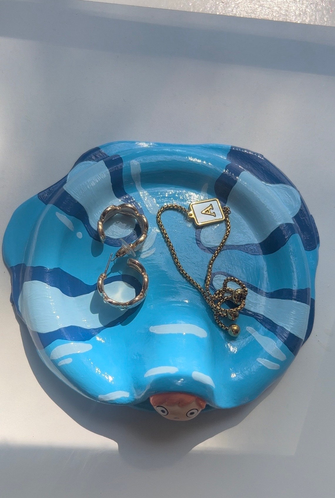 Ponyo Handmade Clay Jewelry Tray - Etsy