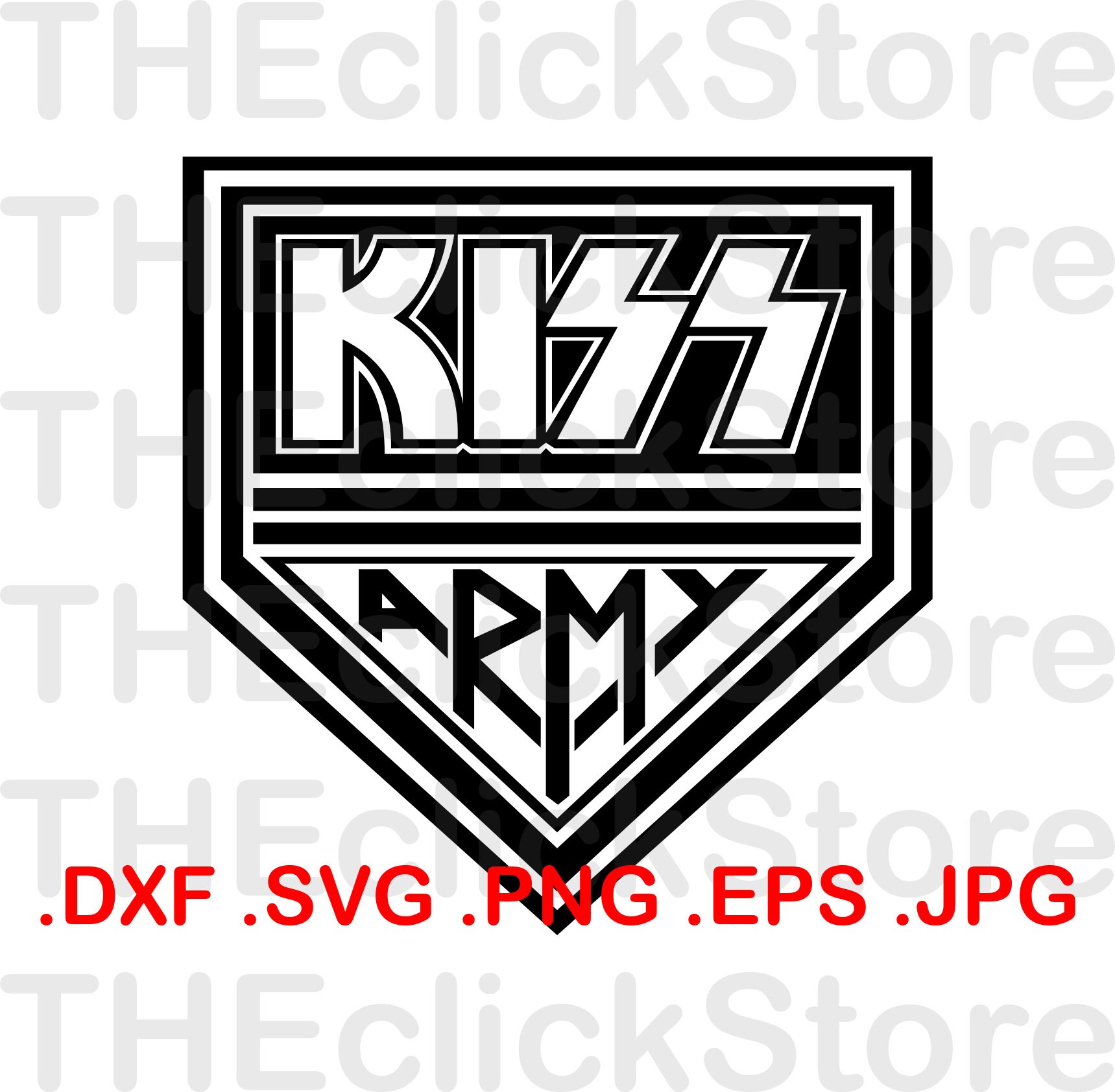 Kiss Army Logo Vector