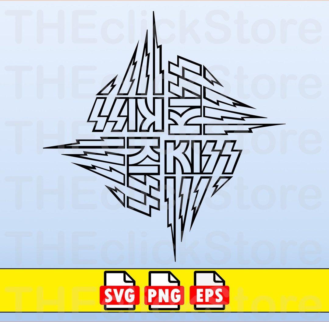 KISS SVG Bundle 300 Ppi-clean Lines for All Projects Highest Quality ...
