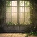 12 Digital Backdrops of Ivy Covered Window Interiors for Wedding ...