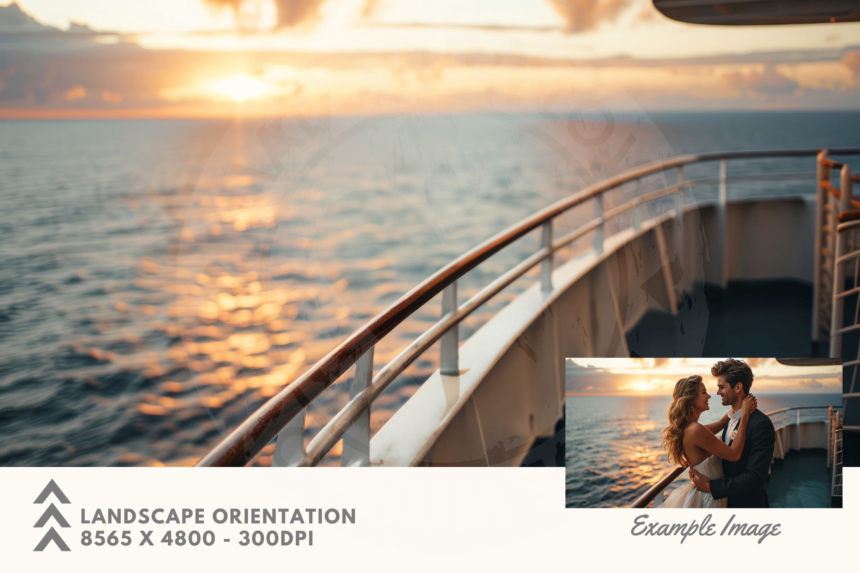 16 Digital Backdrops of Caribbean Sunsets on a Boat for Bridal, Wedding ...