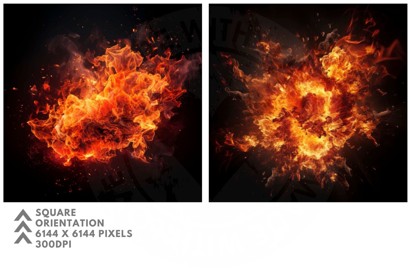 16 Digital Explosion Overlay Images for Dance, Sports, Film, Wedding, Fine Art, Portrait ...