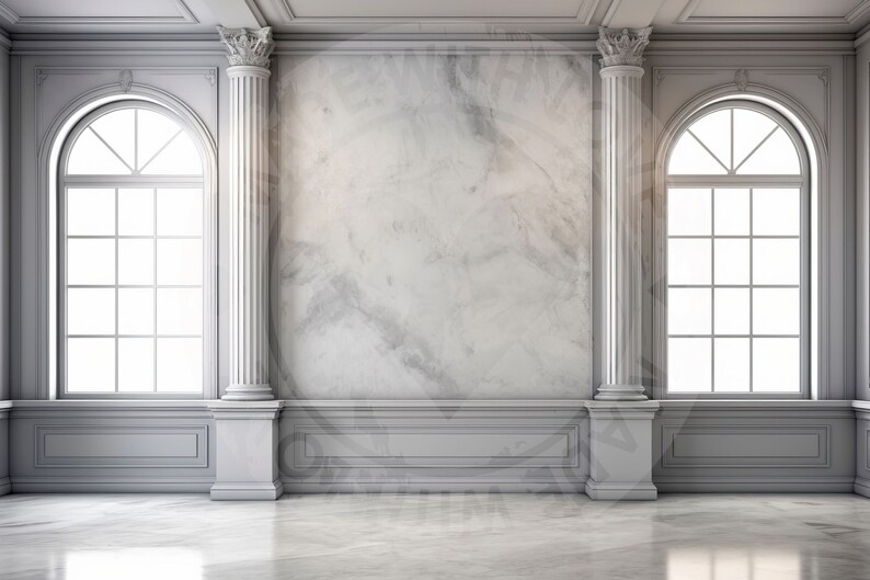 14 White Marble Background, Digital Backdrops of Mansion Marble Wall ...
