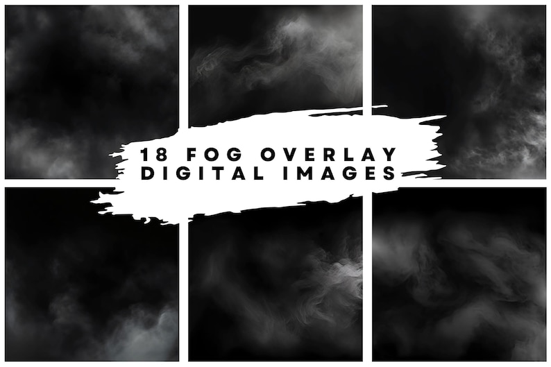 18 Digital Fog Overlay Images for Dance, Bridal, Wedding, Maternity ...