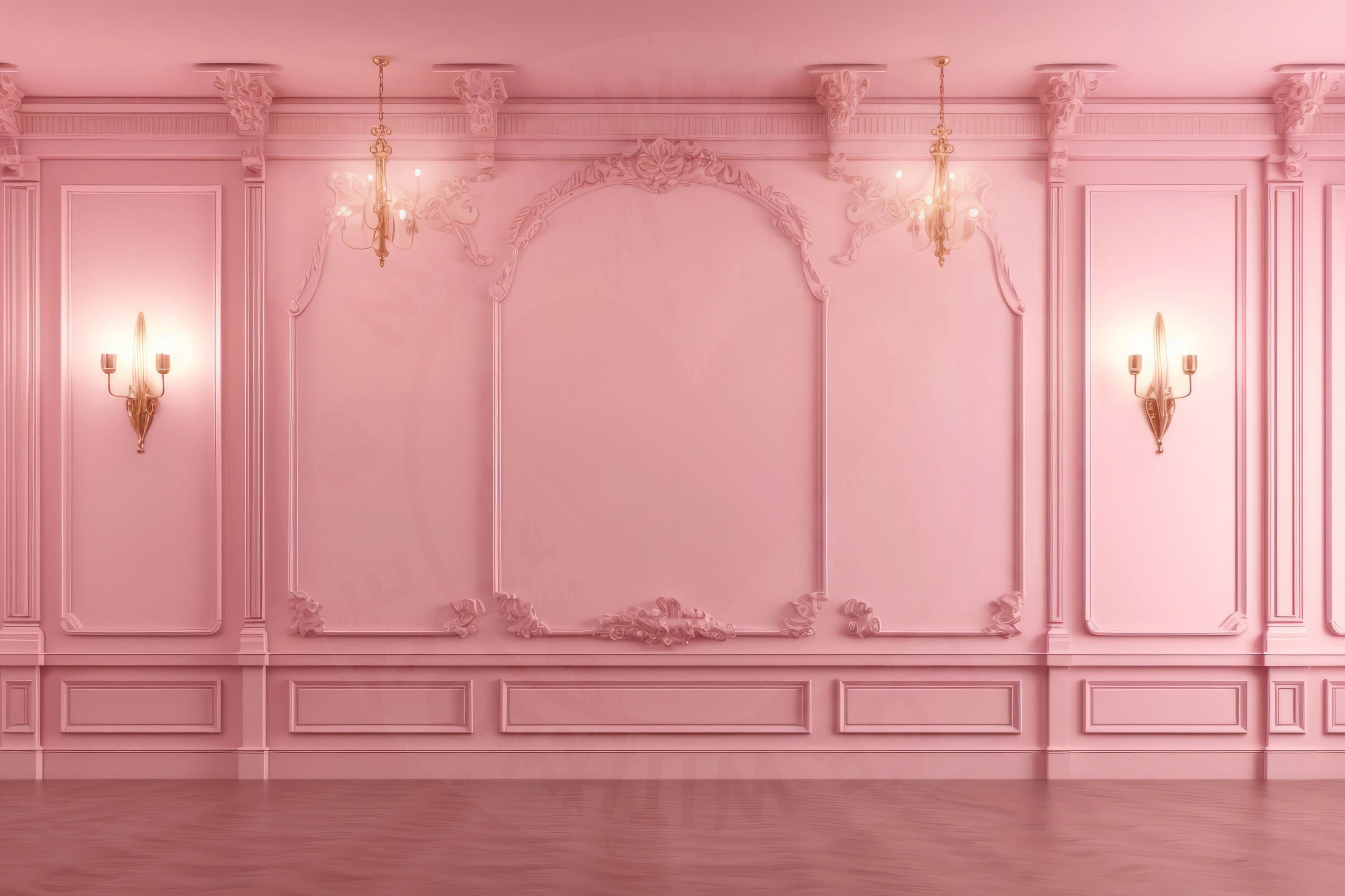 12 Digital Backdrops of Mansion Wall Interiors color Pink - Etsy