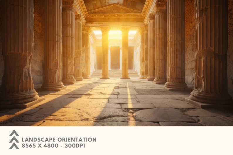 14 Digital Backdrops of Roman Inspired Wall Interiors (8565 X 4800) at ...