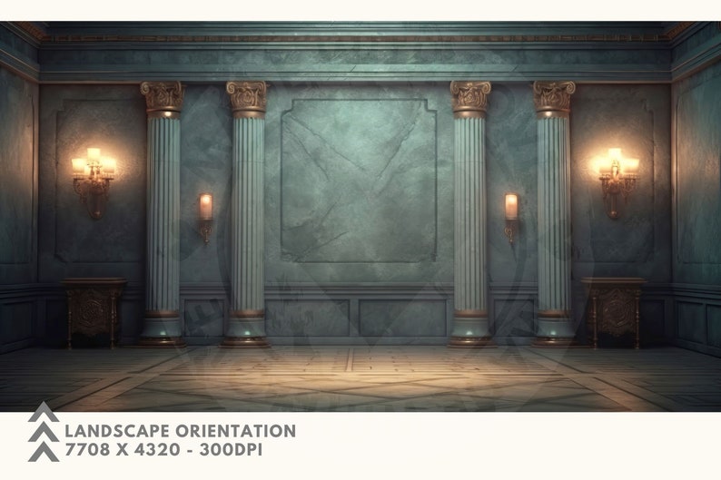 14 Ancient Greek Backdrops, Wall Interiors for Wedding, Maternity, Fine ...