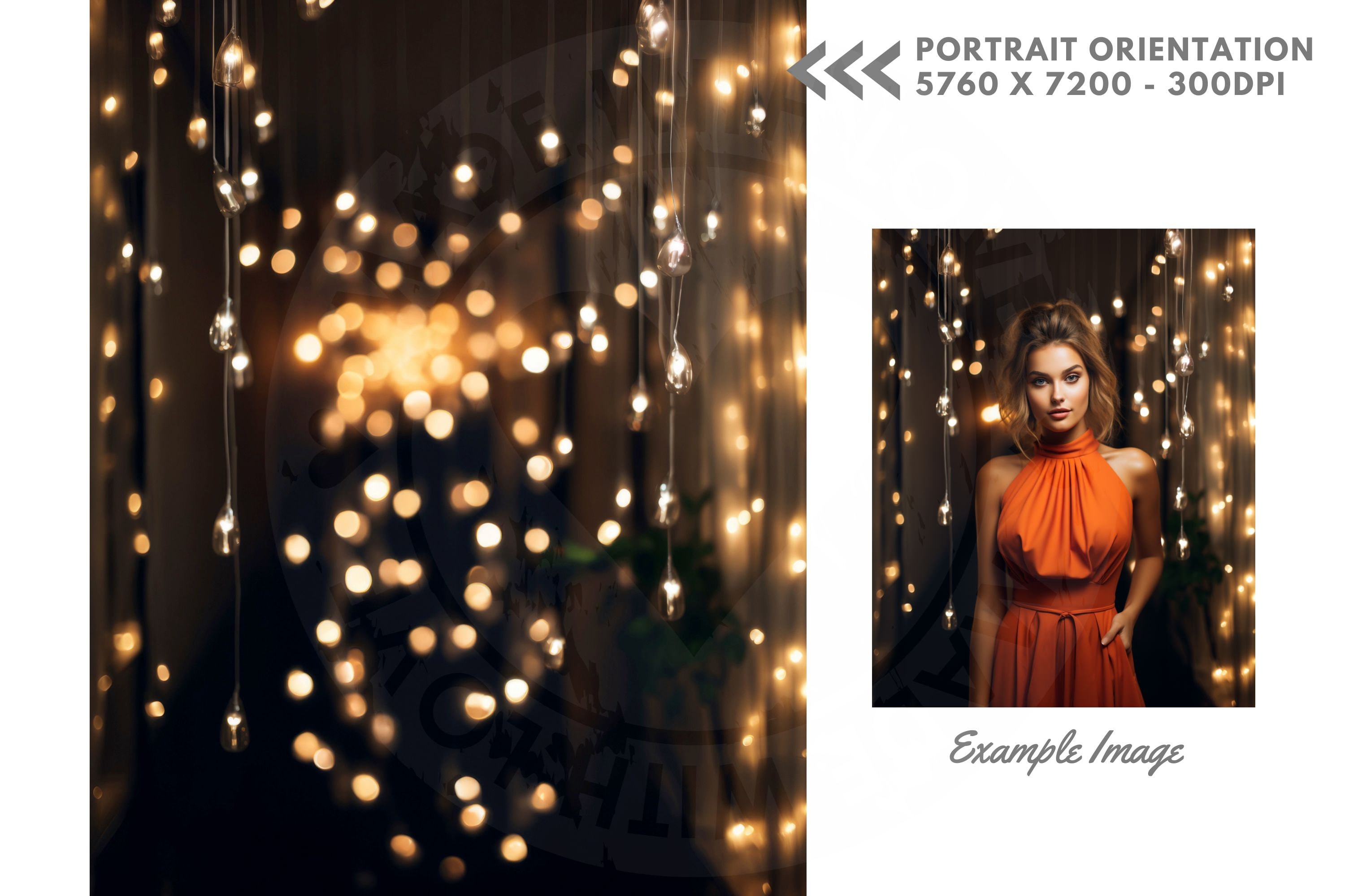 14 Sparkle Blurred Lights Portraiture Digital Backgrounds for Dance ...